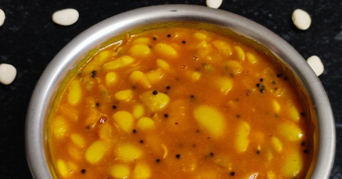 Lima Beans Curry (Vaal Nu Shaak) Recipe by Foram C. Virani - Cookpad