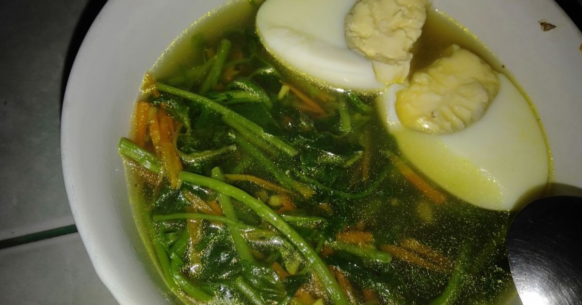 Resep Watercress Soup (Sup Selada Air) oleh Miranty Januaresty - Cookpad