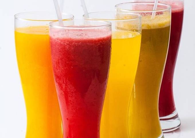 Jugo en agua Receta de Juan Pablo Herrera- Cookpad