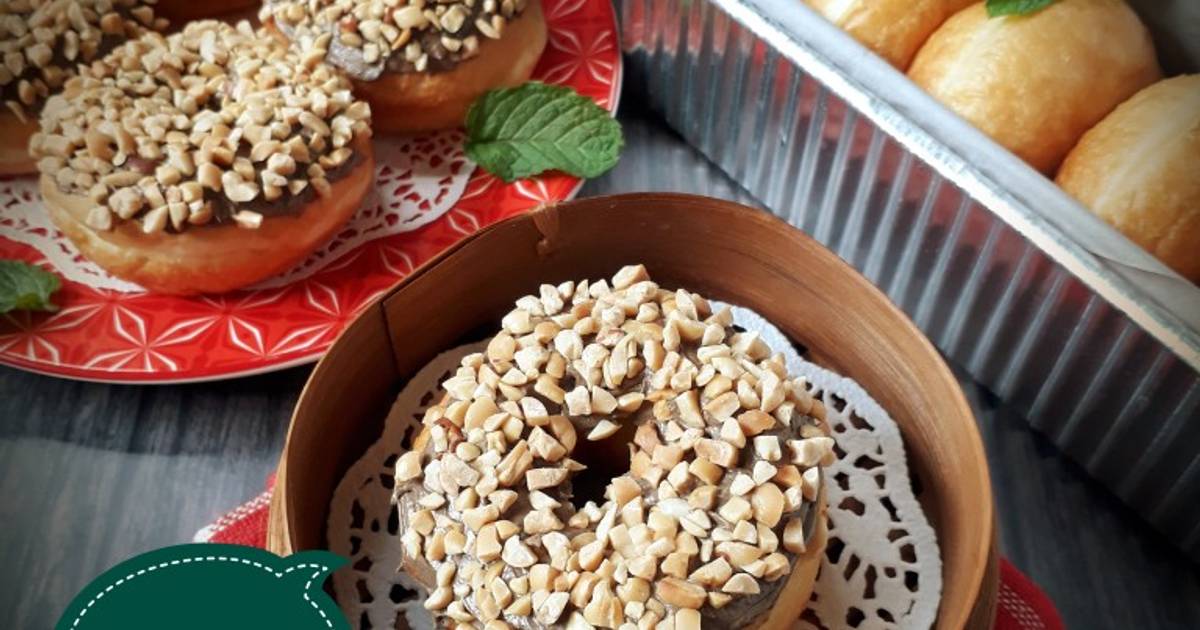 362 resep donat topping kacang enak dan sederhana ala rumahan - Cookpad