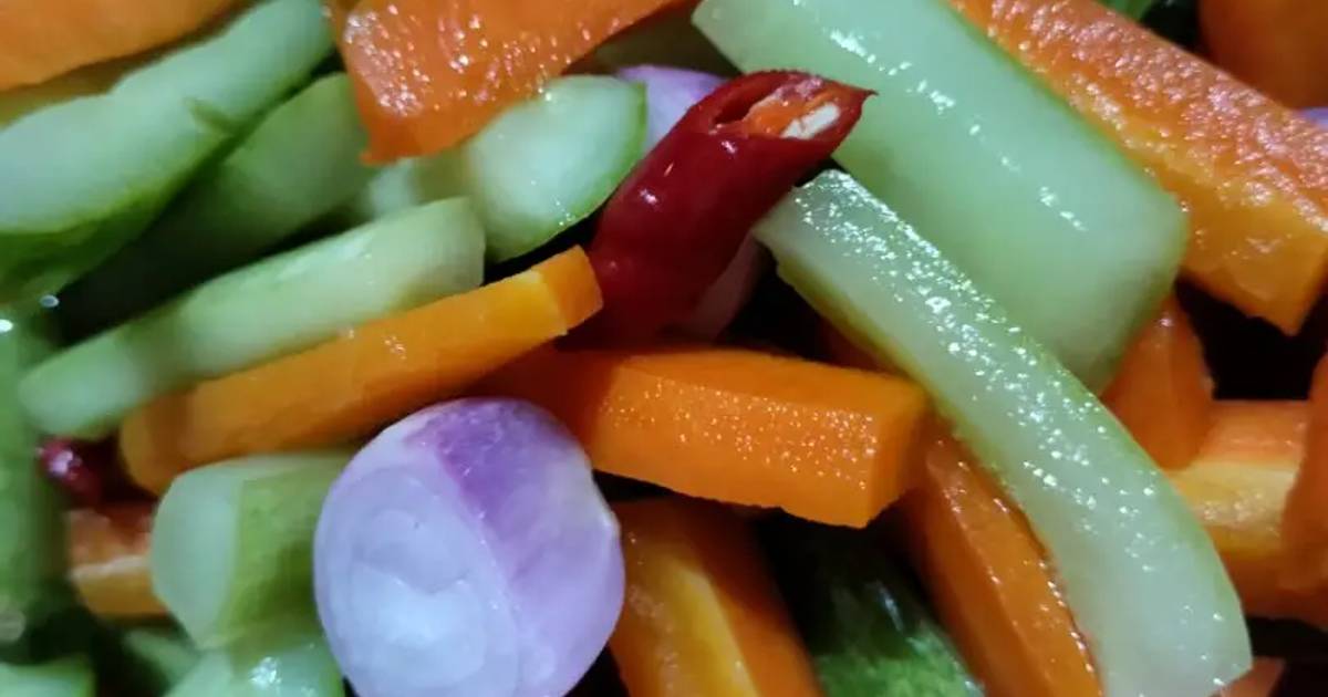 Resep acar timun sederhana dan praktis: rasa asamnya pas dan segar!