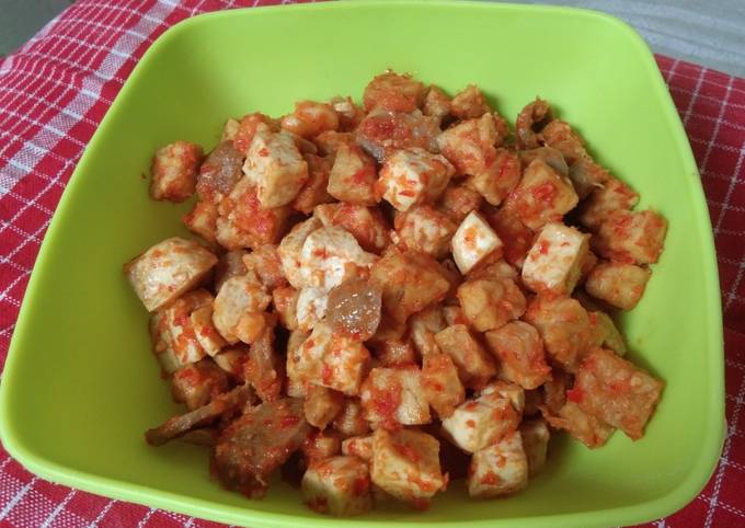 Resep Tempe Tahu bakso balado simple oleh ayu ' - Cookpad