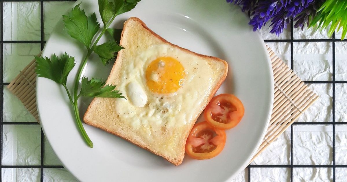 Resep Roti Tawar Telur Mata Sapi oleh 🍀Vida Tyas🍀 - Cookpad