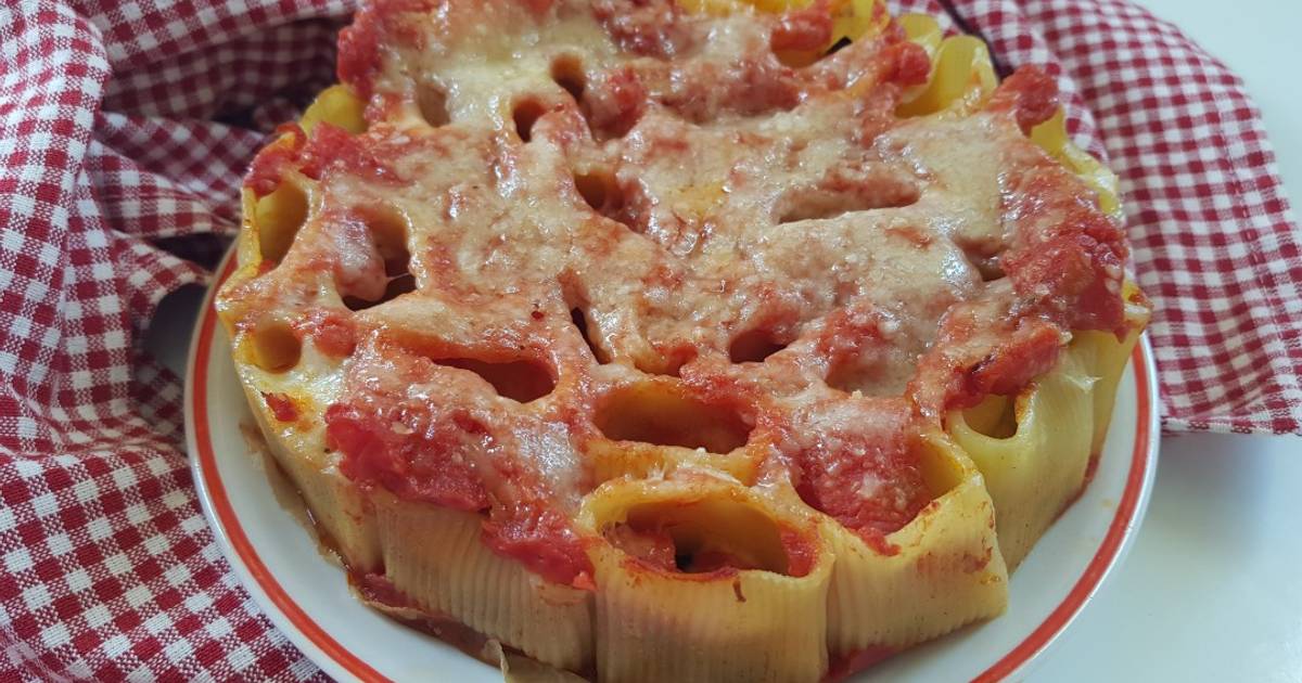 Ricetta Paccheri al forno di rosso rubinian - Cookpad