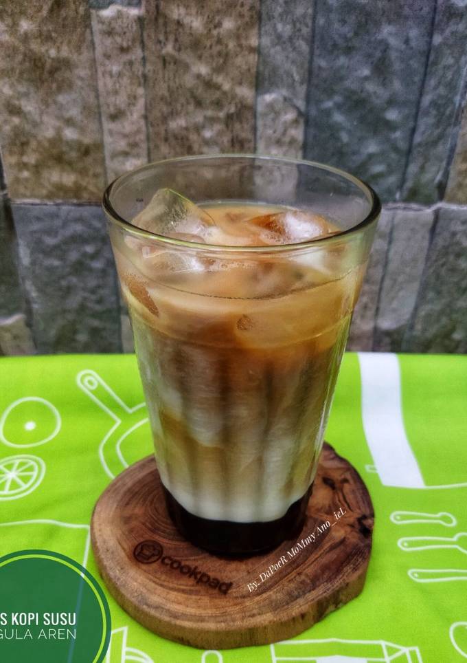 Resep Es Kopi Susu Gula Aren oleh Restu (Mommy Ano_ieL) - Cookpad