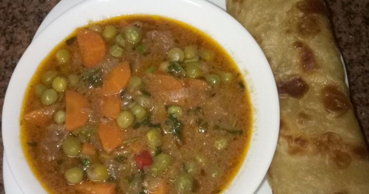 Soft Layered Chapati And Beef Stew#Author Marathon Recipe by Caroline ...