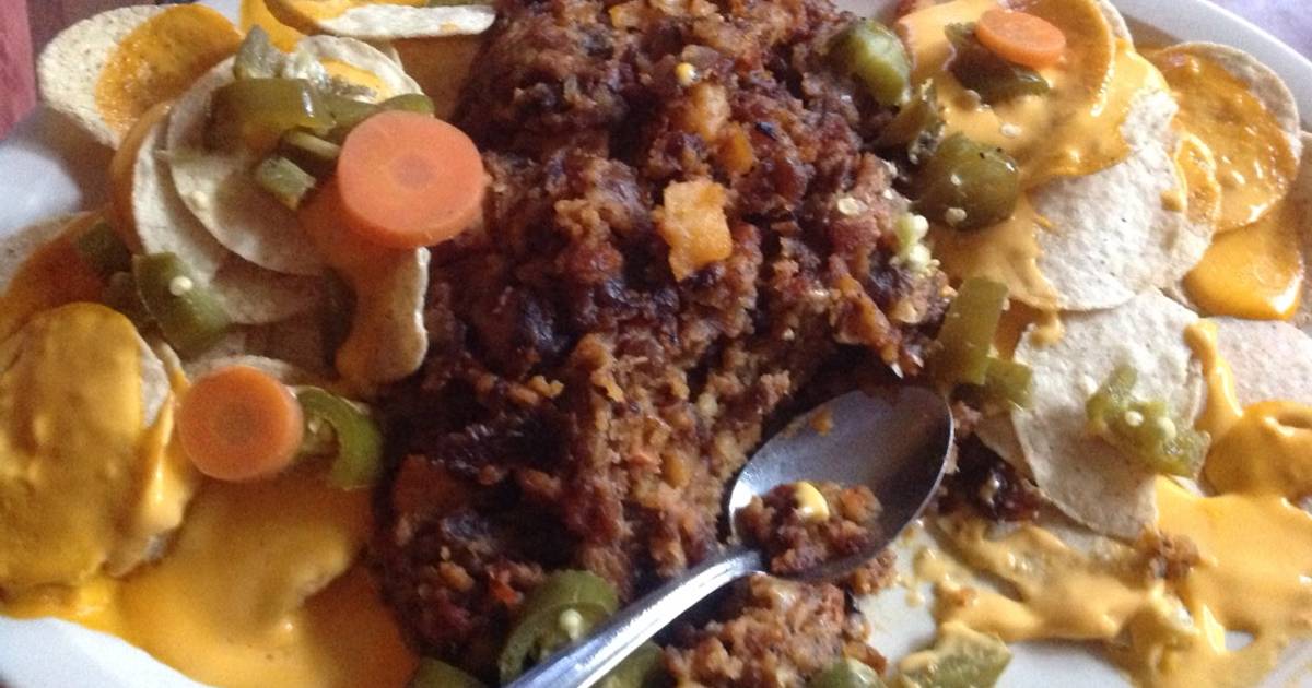 Totopos con queso y carne al horno - 10 recetas caseras- Cookpad