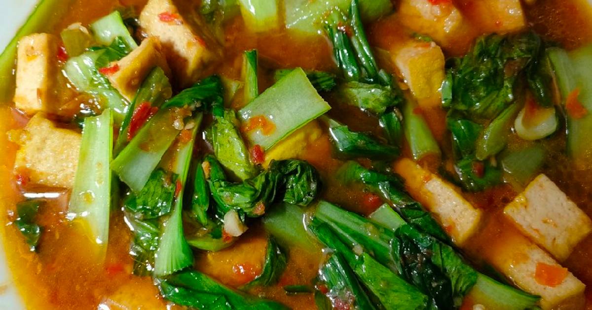 Resep PokCay Tahu Saus Tiram Pedas oleh Key - Cookpad