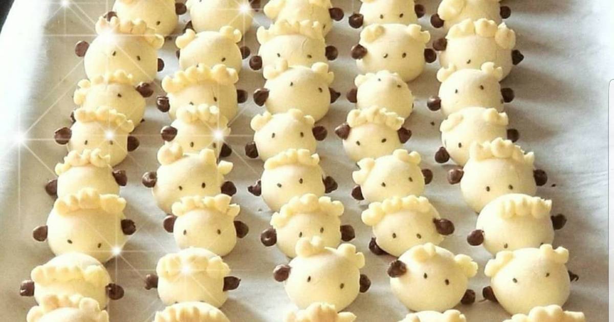 Cutie Sheep Cookies Recipe by Fisiana Cahyadi (@Xian_cookingdiary ...