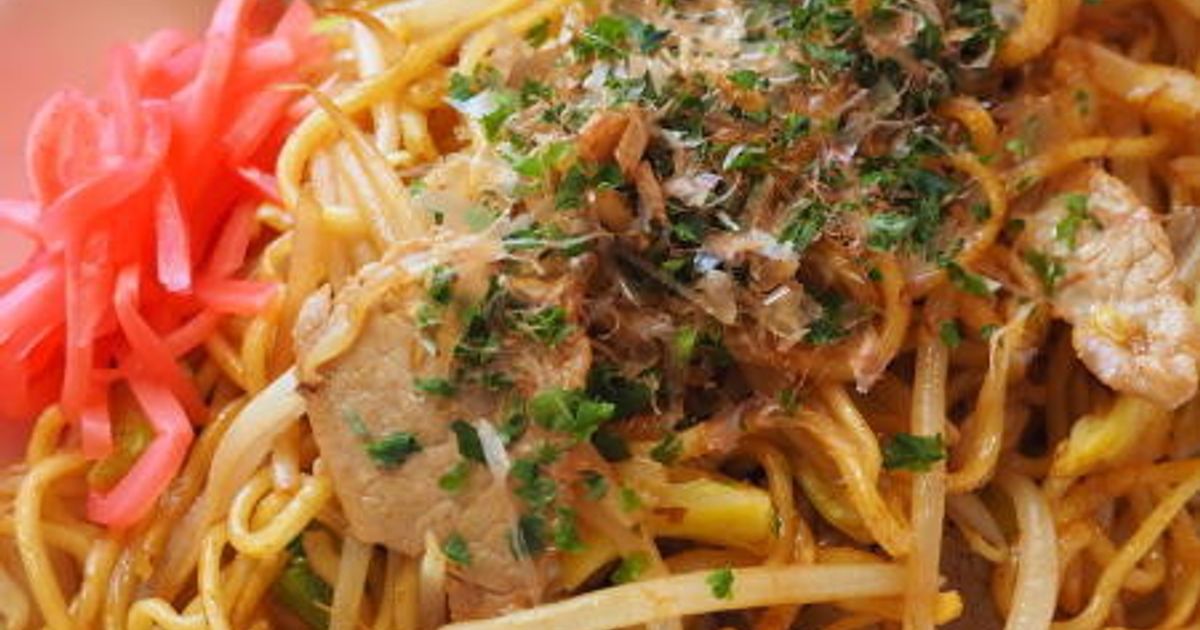 Simple And Delicious Sauce Yakisoba Recipe by ミシャトモ - Cookpad