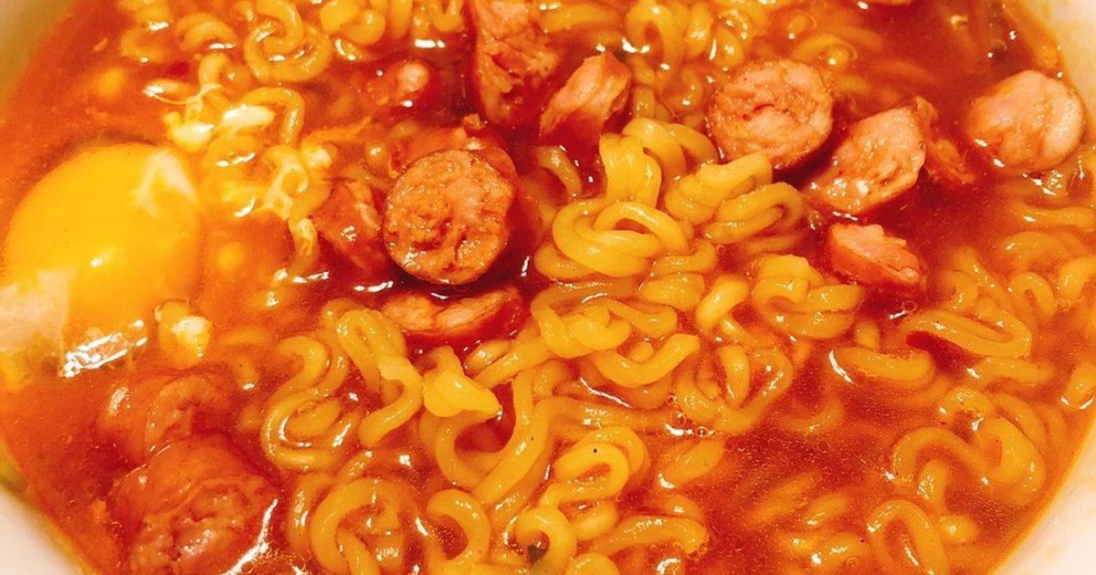 Sweet And Spicy Addictive Shin Ramyun Recipe Recipe By ちびこ8314