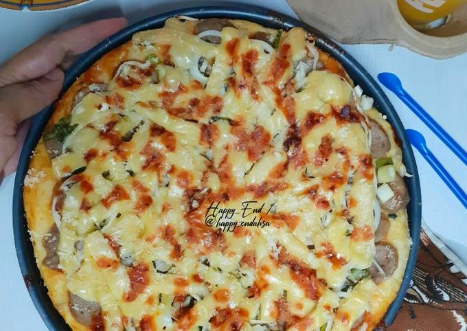 Resep Pizza Empuk Topping Bakso oleh Happy Endahsa (Happy End) - Cookpad Resep Pizza Empuk Topping Bakso oleh Happy Endahsa (Happy End) - Cookpad