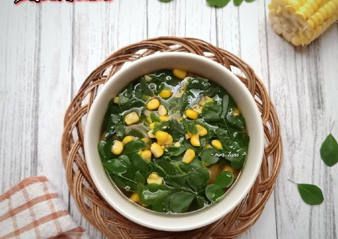 Resep Sayur Bening Daun Kelor oleh Mrs.Tans - Cookpad