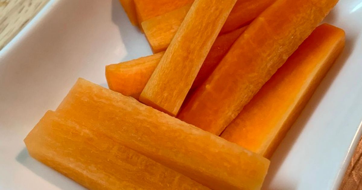 Resep Teknik Dasar Potong Sayur : Wortel Bentuk Balok Besar oleh Akari ...