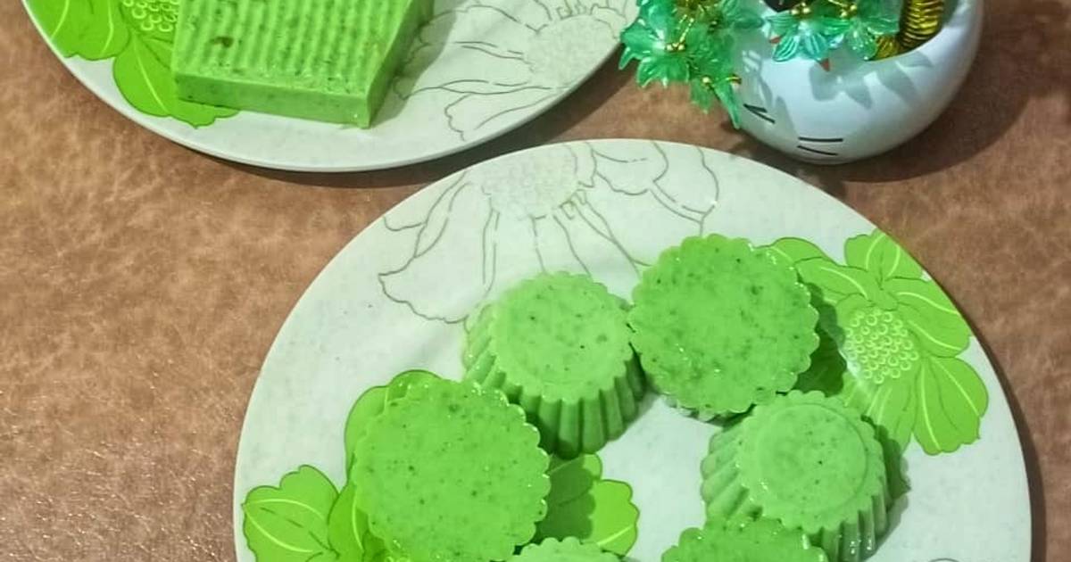 Resep Puding Regal Tape Ketan Hijau oleh Fitzaki Kitchen - Cookpad