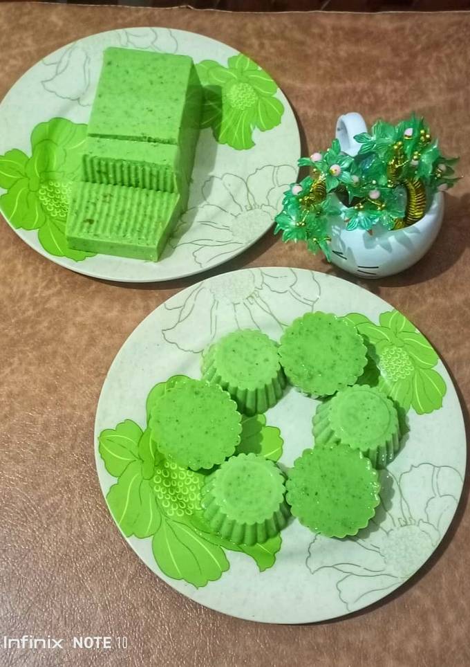 Resep Puding Regal Tape Ketan Hijau oleh Fitzaki Kitchen - Cookpad