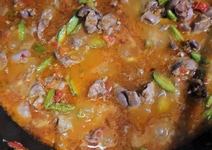 Resep Sambel hati ampela n pete oleh Asih - Cookpad