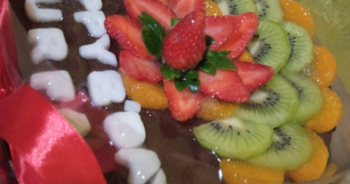 112 resep puding ultah topping buah enak dan mudah - Cookpad