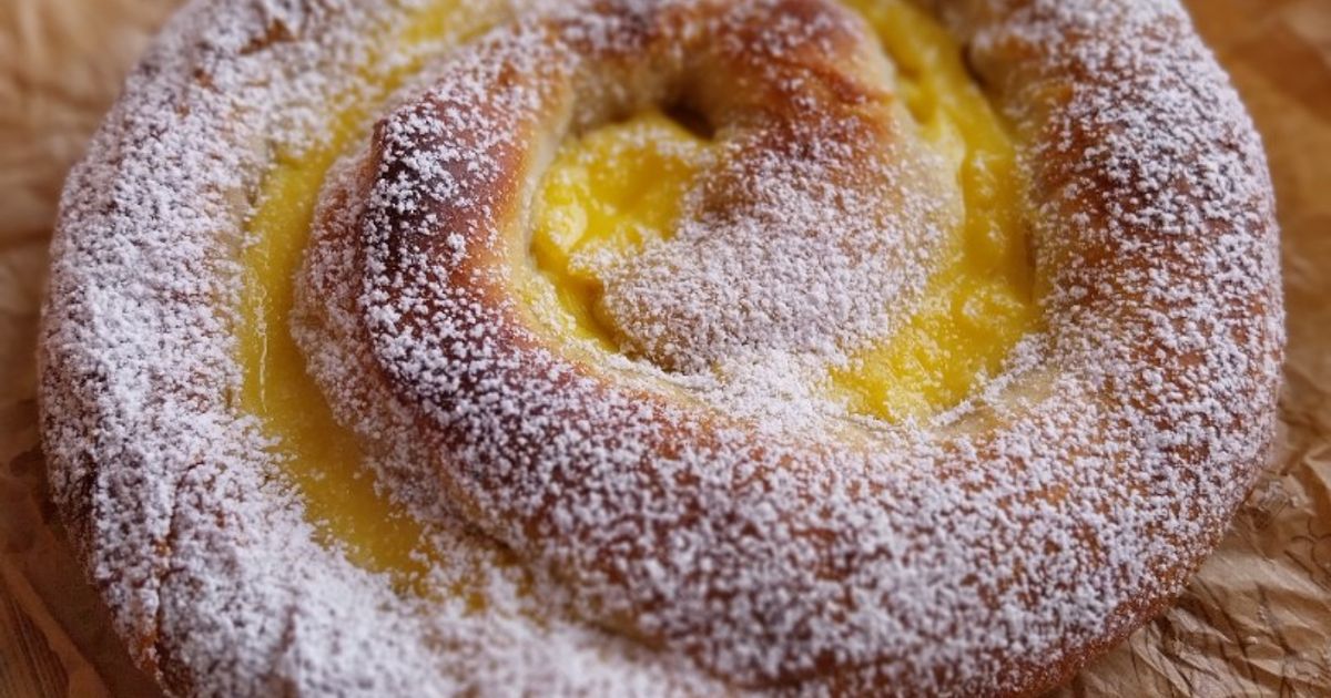 Lemon And Anise Ensaimada With Pastry Cream Recipe By Toni Martín