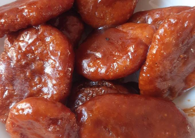 Resep Getas/Gemblong Ubi Ungu (Caramel: Gula Merah) oleh NayNay - Cookpad
