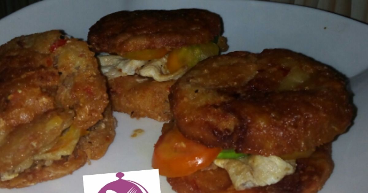 Yam Burger Recipe by ummusabeer - Cookpad