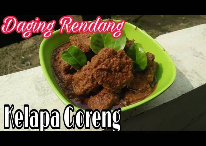 Resep Resep rendang daging lembut pakai kelapa goreng oleh Dapur Mak ...