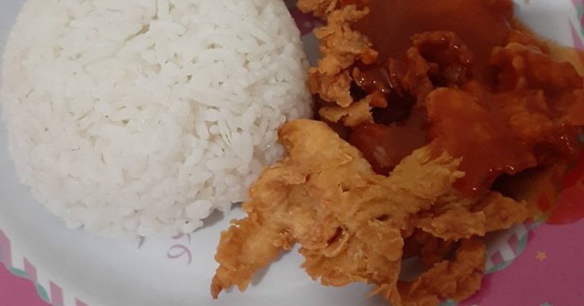 Resep Krispy chiken steak simple oleh DENTI - Cookpad