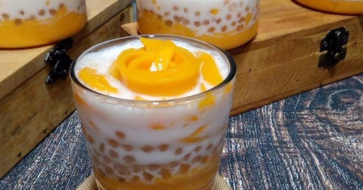 522 Resep Mango Sago Enak Dan Mudah Cookpad
