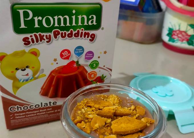 Resep Puding pisang coklat (snack MPASI 9+) oleh Etik Umami - Cookpad
