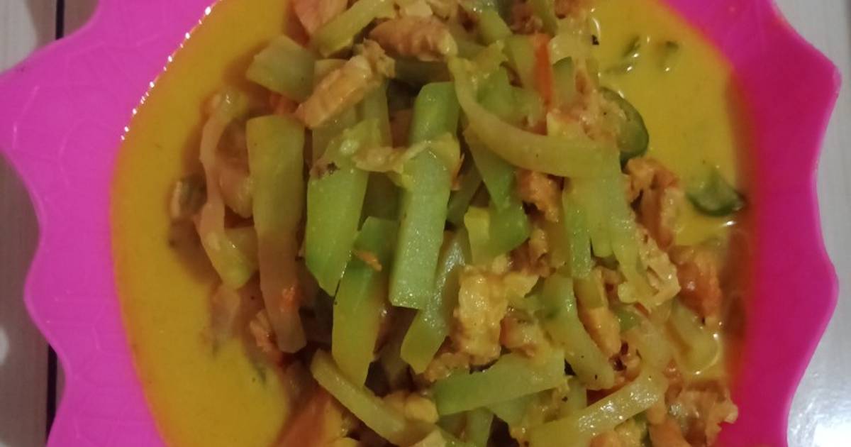 Resep Sayur lodeh labu Siam tempe cabe oleh Mamah Fadli - Cookpad