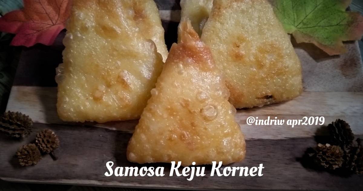 Resep Samosa Keju Kornet oleh Windriayu - Cookpad
