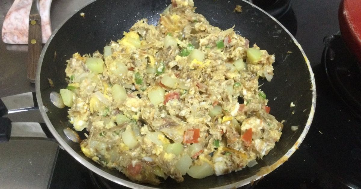 Machaca Con Huevo Y Papa Receta de Claudia Rojas- Cookpad