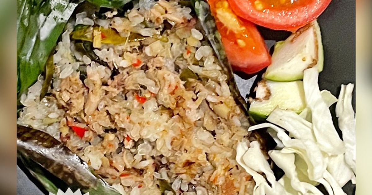 Resep Nasi Bakar Shirataki Cakalang Asap oleh Jihan Kitchen Log - Cookpad