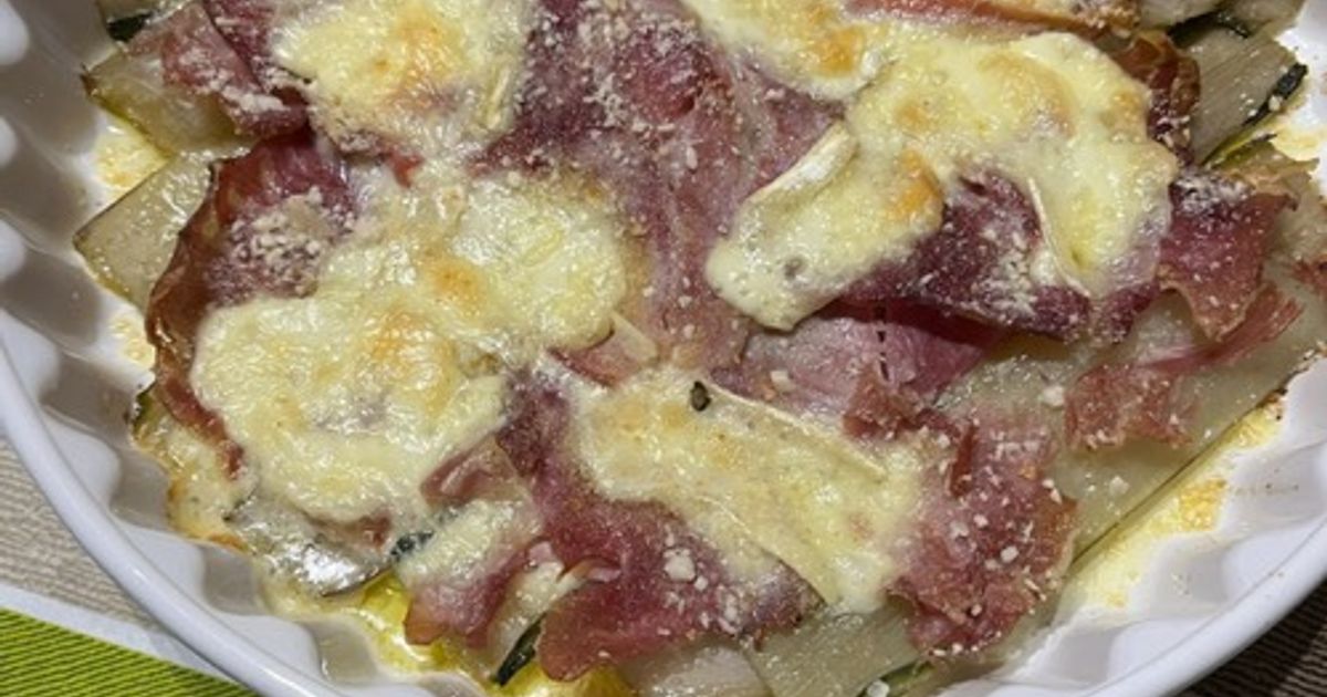 Ricetta Coste Al Forno Con Prosciutto Cotto E Brie di chiara - Cookpad