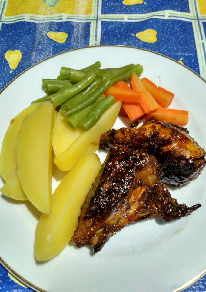 Resep Dada ayam panggang (menu diet) oleh DILA - Cookpad