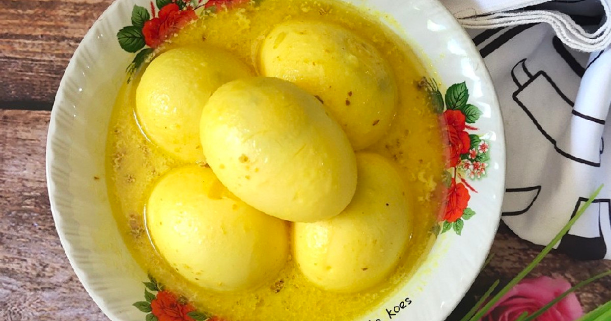 Resep Telur Santan Kuning oleh Priska Koes - Cookpad