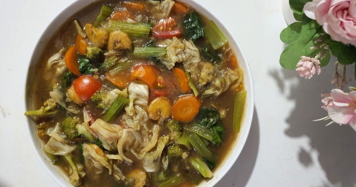 Resep Capcay Kuah Kental Untuk Topping Ifumi oleh amalia - Cookpad