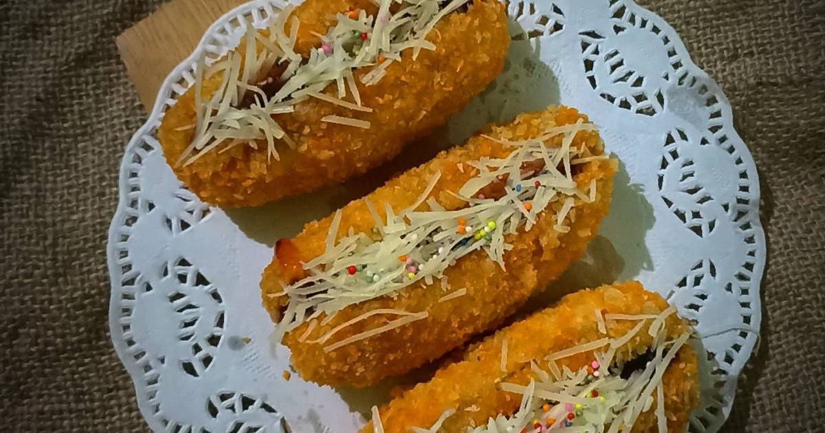 Resep Pisang goreng crispy ala hotdog, banana boat 💚 oleh Endah Mumpuni ...