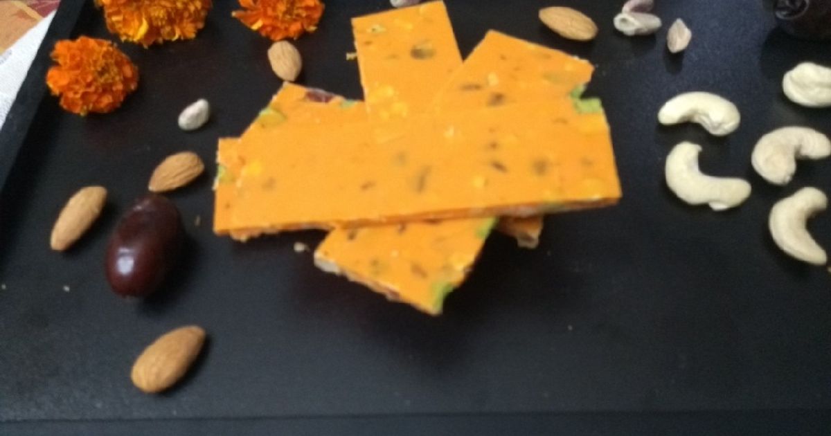 Orange Nutty Choco Bar Recipe by Kalpana Rai - Cookpad