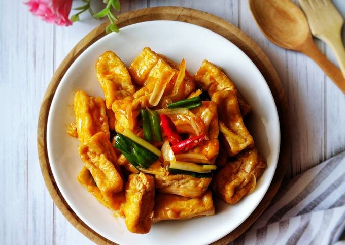 Resep Tahu Masak Saus oleh Itha Subekti - Cookpad
