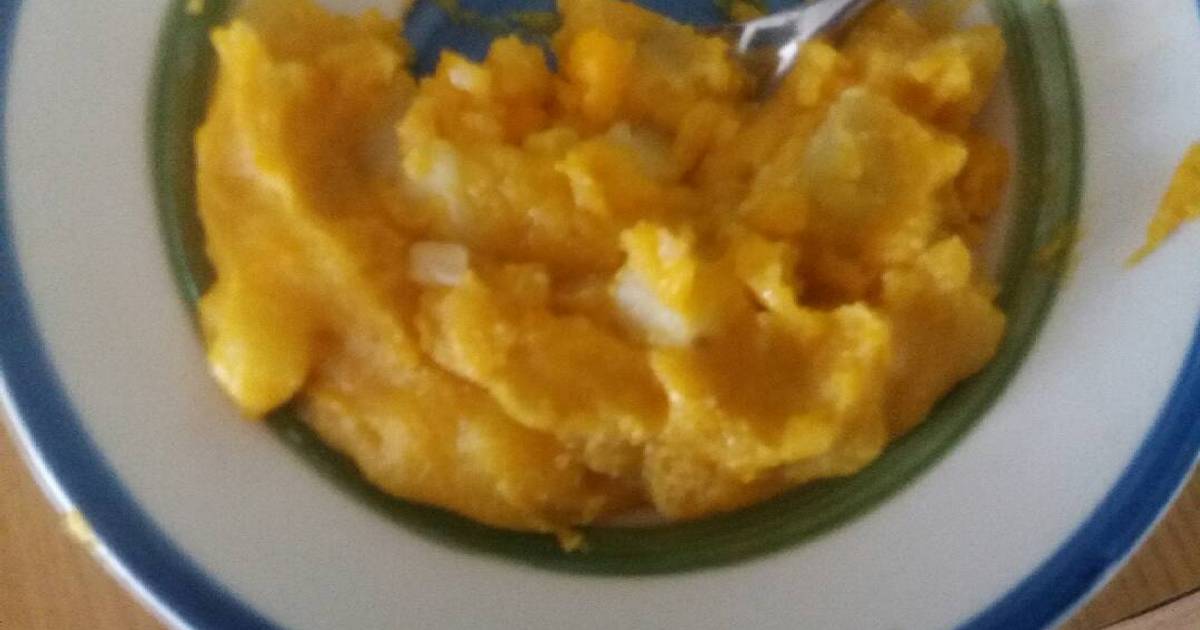 Papas con chuchoca Receta de Conni Duran- Cookpad