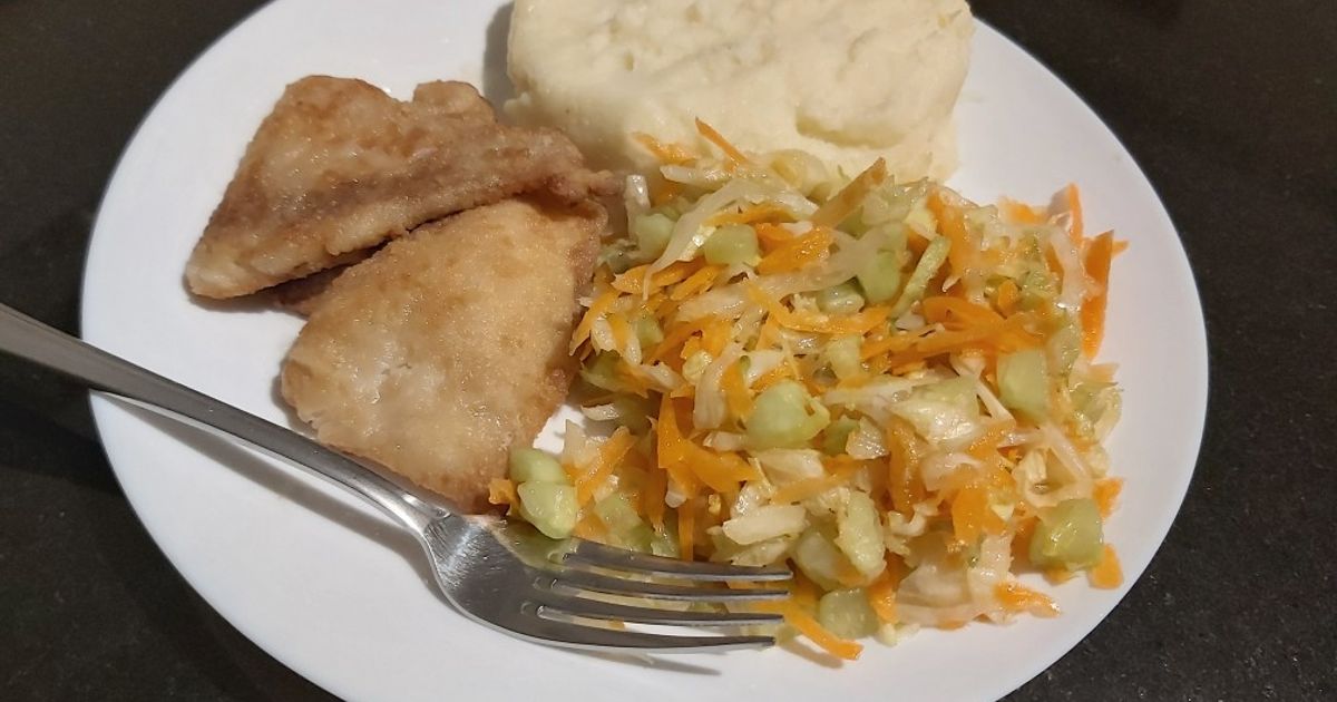 Mash Potatoes, Salad N Fish Fillet Recipe by Njeri Ngigi - Cookpad