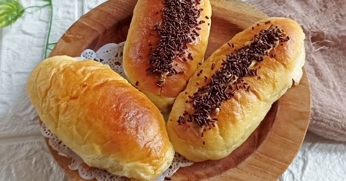 Resep Roti Manis (Dg Whip Creme Bubuk)🌹 oleh Ibu Tina - Cookpad