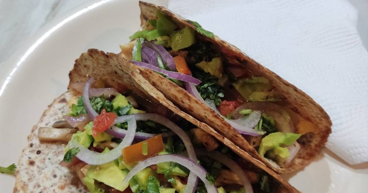 Tortillas integrales con pollo Receta de Yamilex Estrada- Cookpad