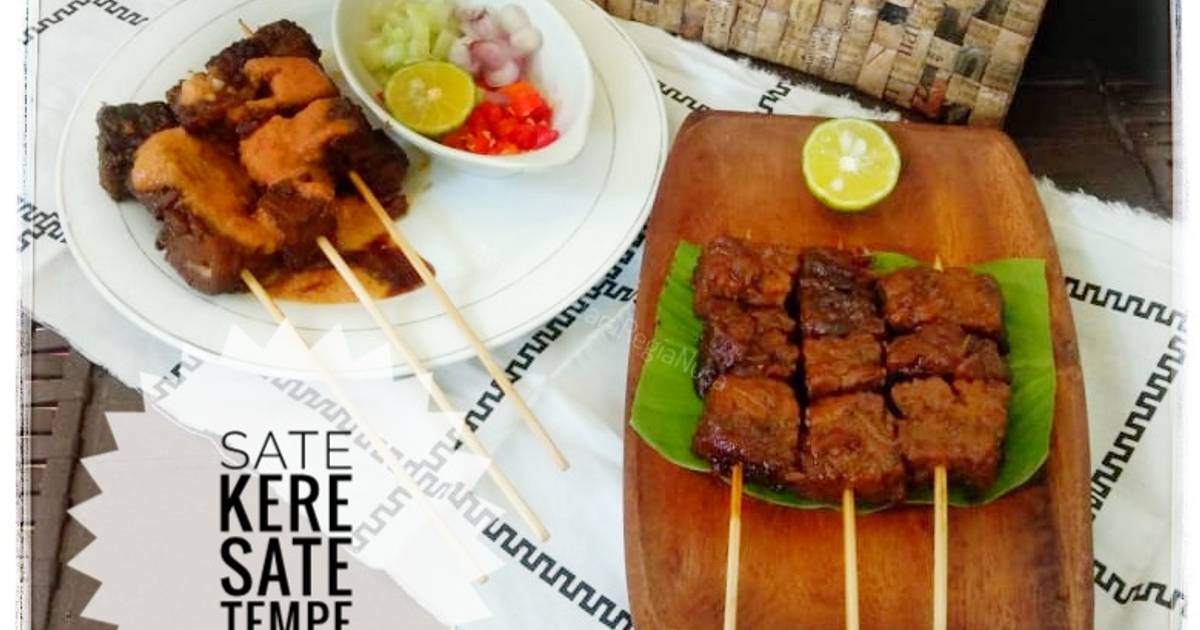 Resep Sate Kere (Sate Tempe) oleh Aini mama 2N 2R - Cookpad