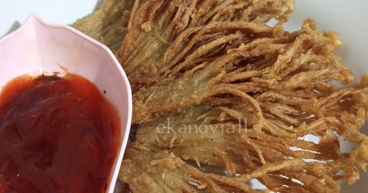 Resep Jamur Enoki Krispi 2 Bahan oleh Eka Novianti - Cookpad