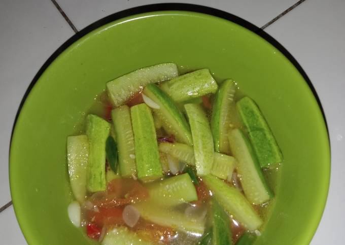 Resep Timun Sayur Bening oleh Windi Arista - Cookpad