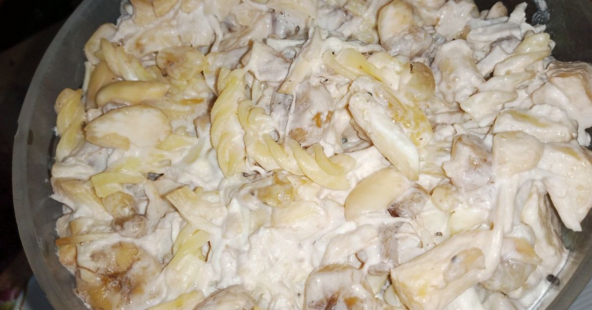 Sweet Cream Fruits Pasta Chat Recipe by Sadaf Rajpoot - Cookpad