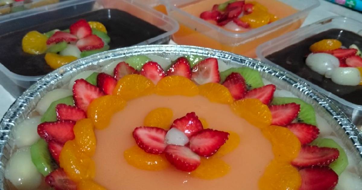 Resep Pudding buah endeuls oleh Ade Ria Carisna - Cookpad