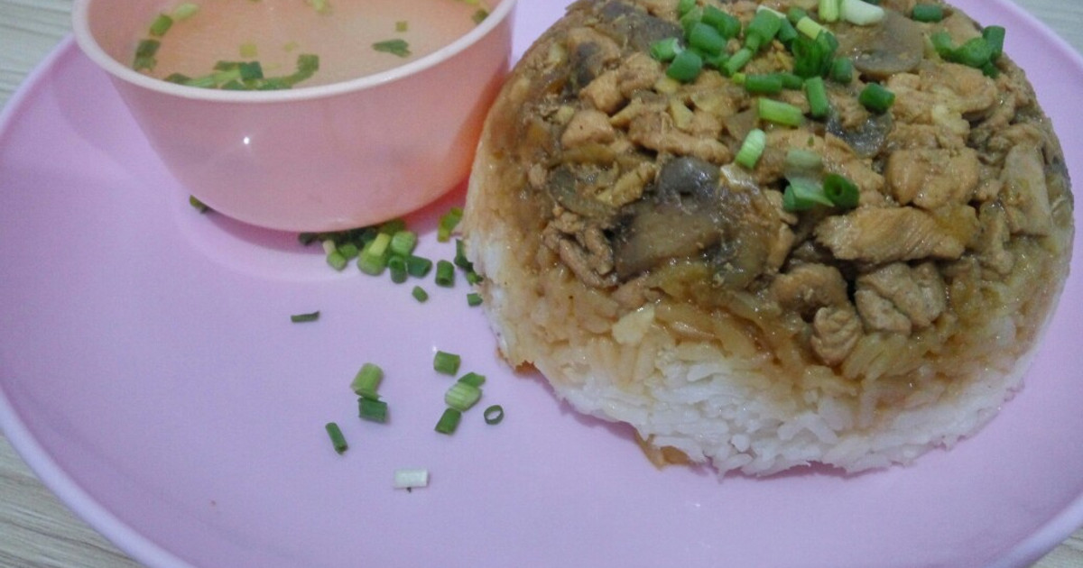 Resep Nasi Tim Ayam Jamur oleh Ulla - Cookpad